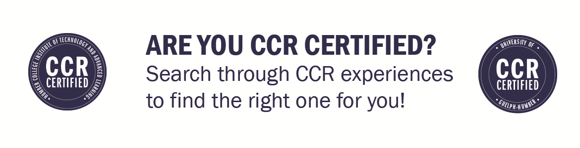 Are you CCR Certified?